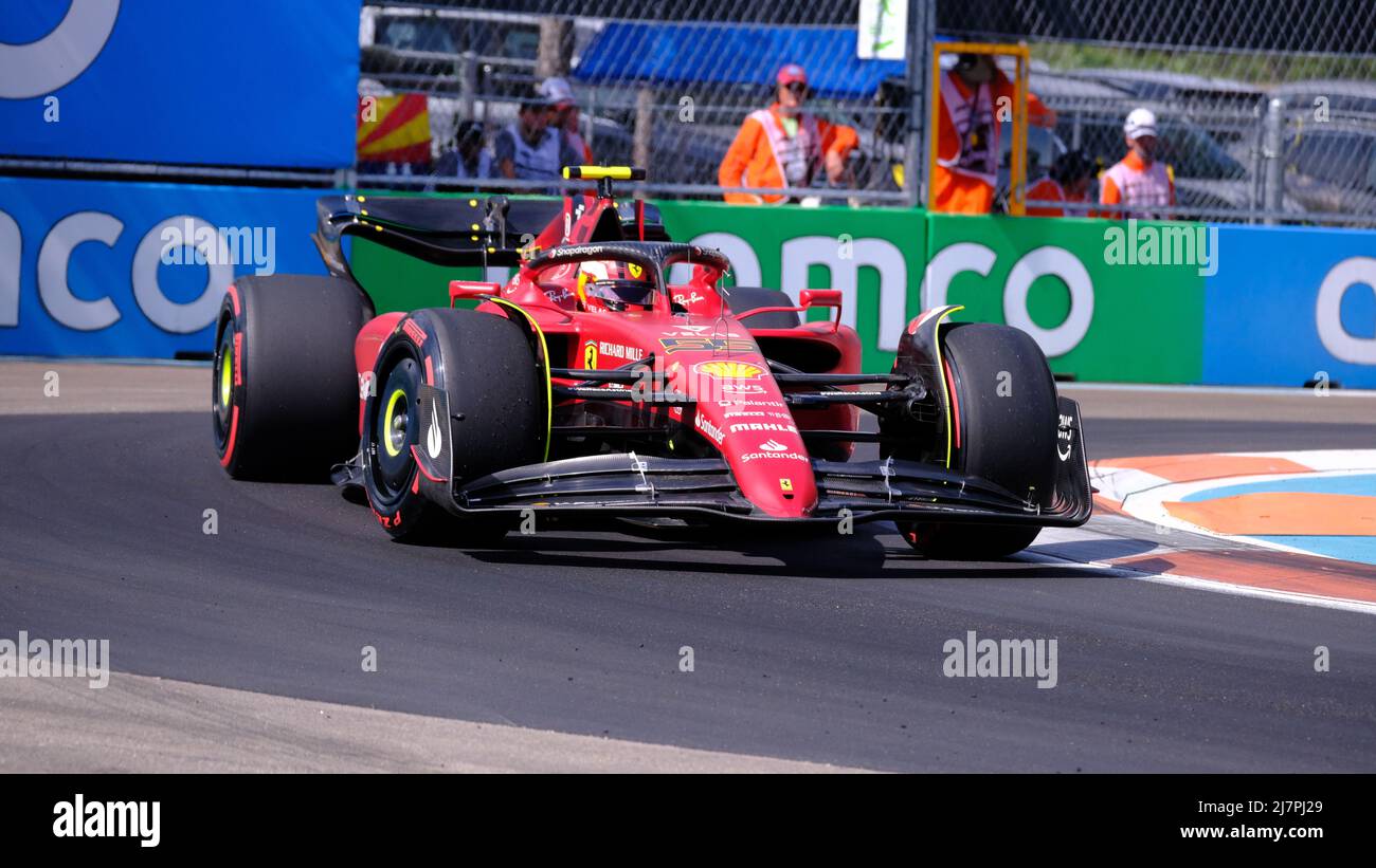 May 6th, 2022: Carlos Sainz, Team Ferrari driver #55 during the Formula ...