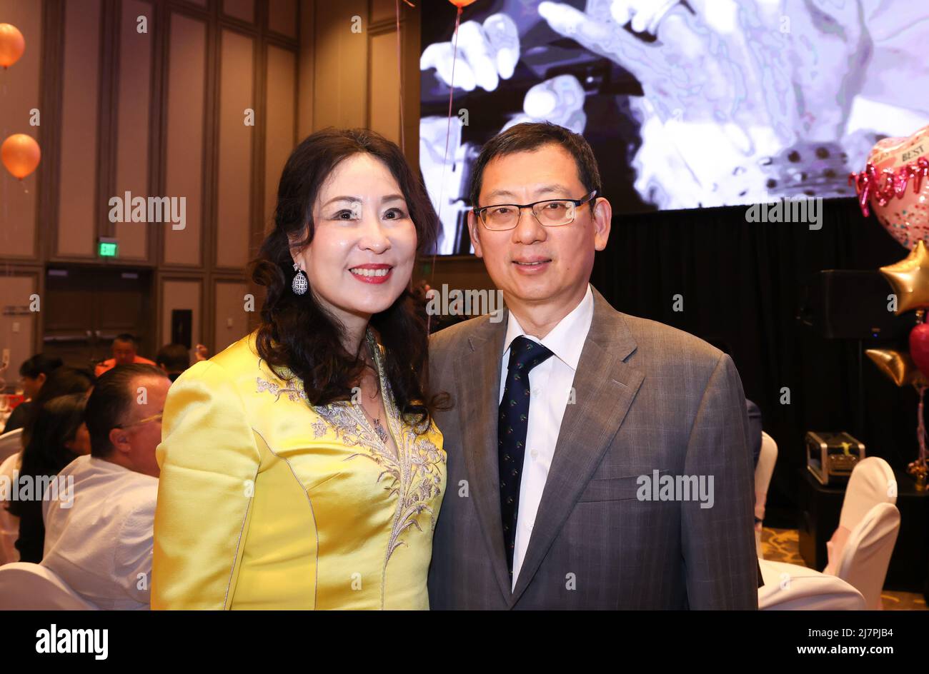 San Gabriel, California, USA. 6th May, 2022. Zehra Sun and husband Dr ...