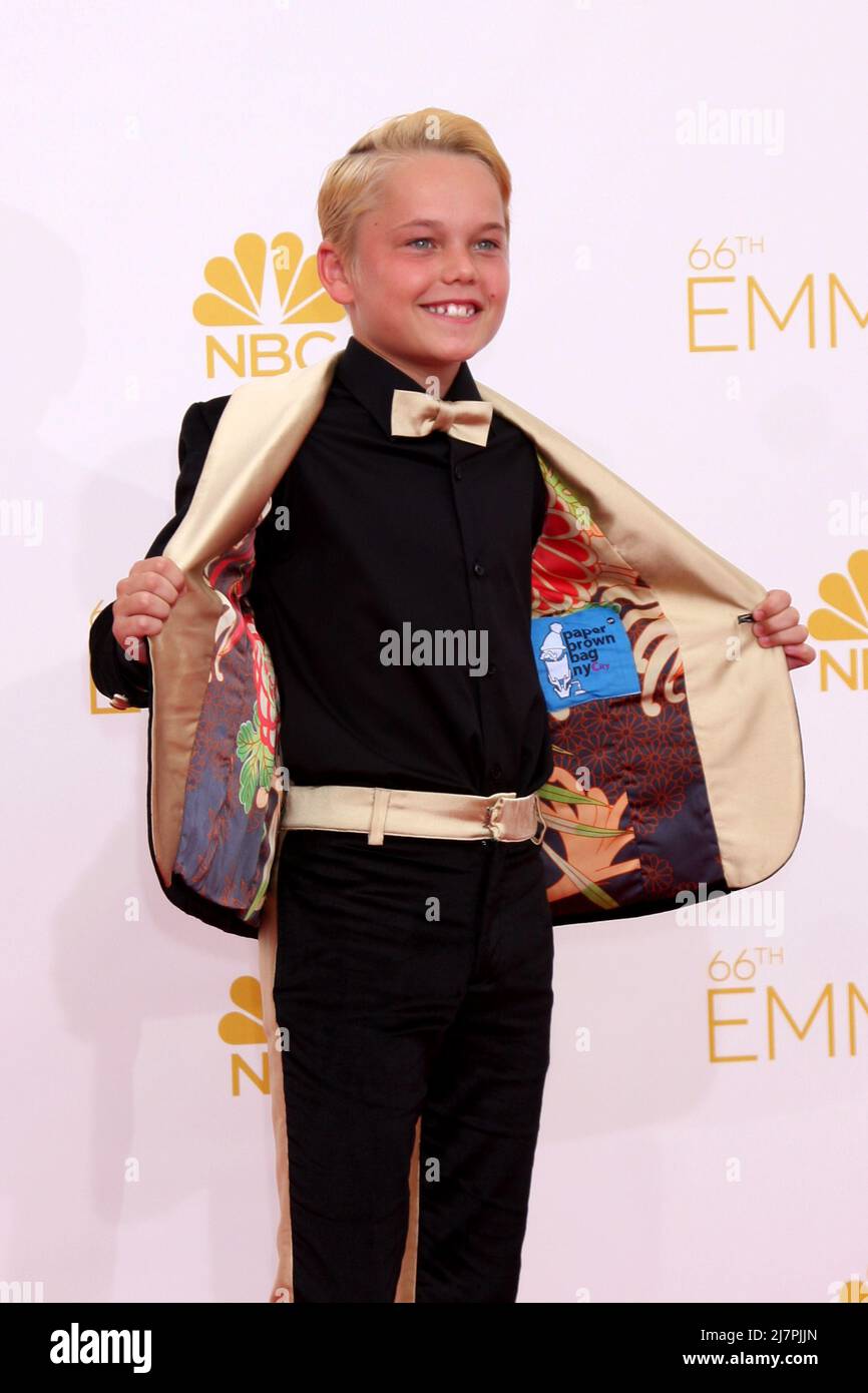 vLOS ANGELES - AUG 25: Mason Vale Cotton at the 2014 Primetime Emmy ...