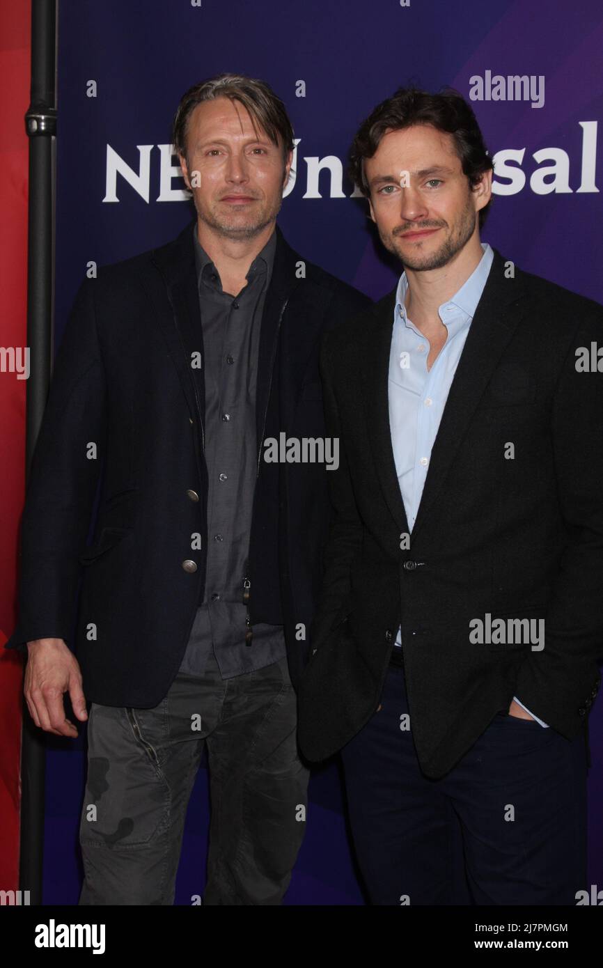 LOS ANGELES - JAN 19: Mads Mikkelsen, Hugh Dancy at the NBC TCA Winter ...