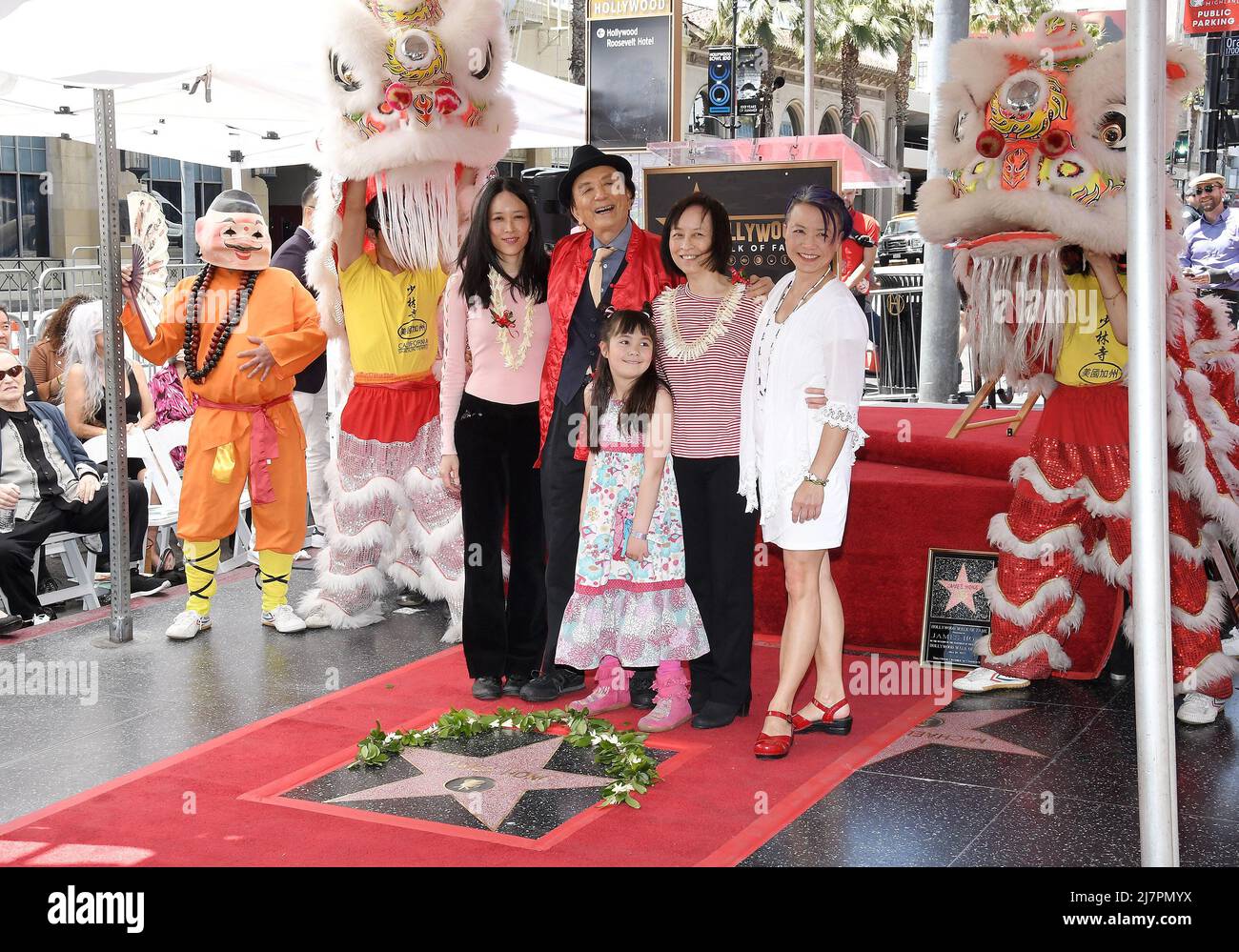 Los Angeles, USA. 10th May, 2022. James Hong and Family at the James ...