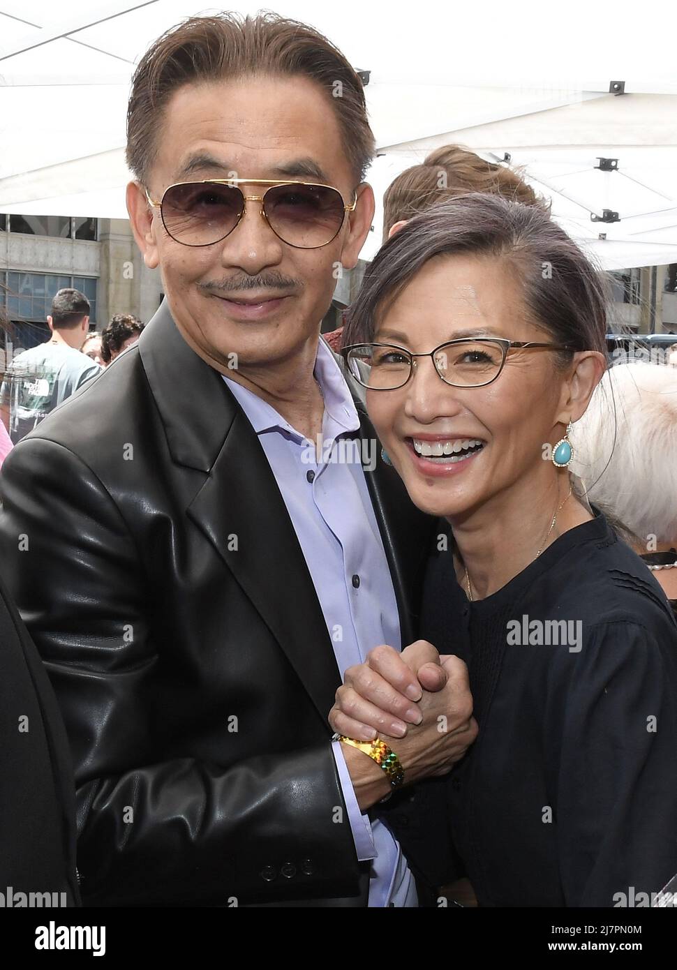 Los Angeles, USA. 10th May, 2022. (L-R) George Cheung and Tamlyn Tomita ...
