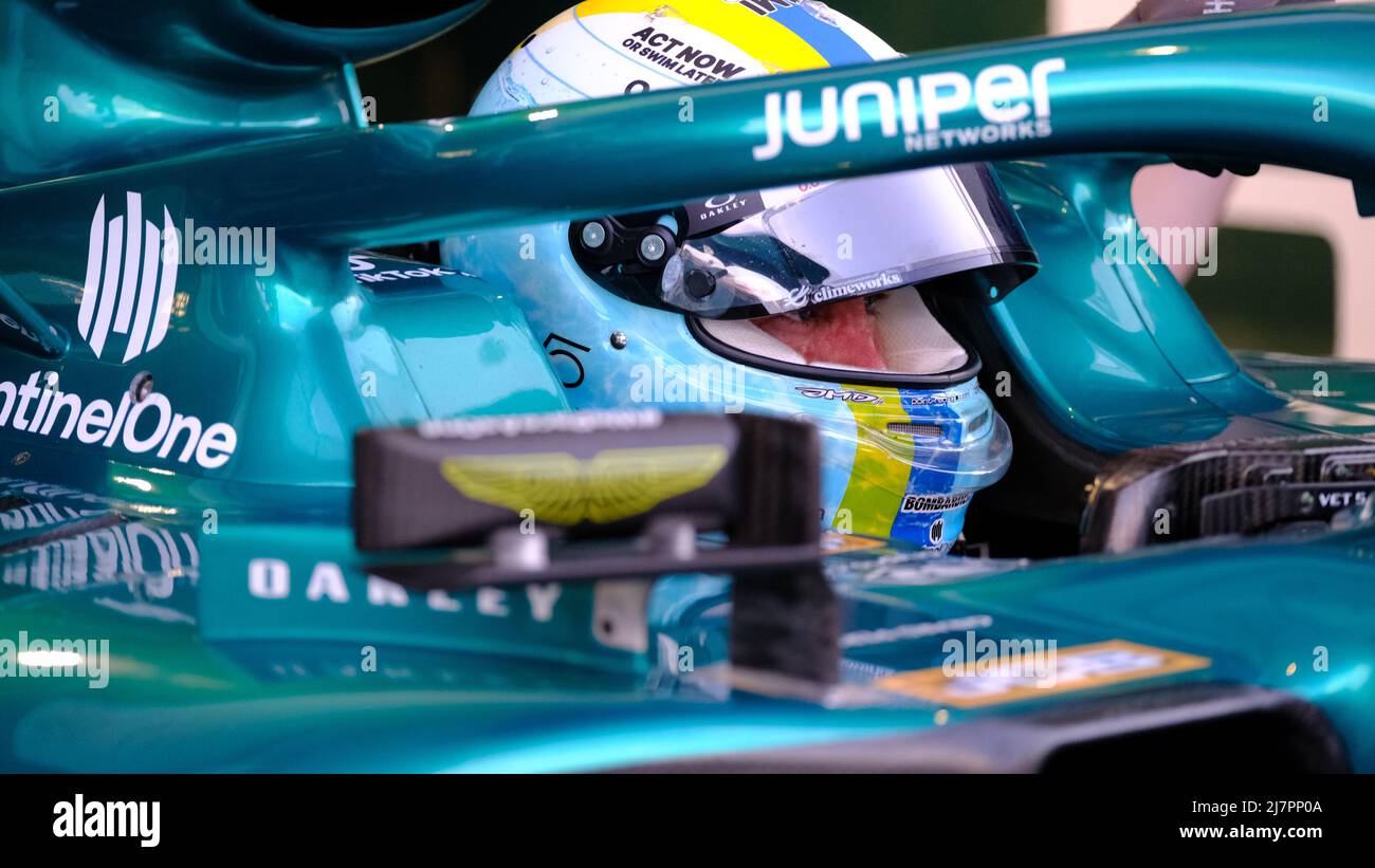 May 6th, 2022: Lance Stroll, Aston Martin Aramco team driver #18 during ...