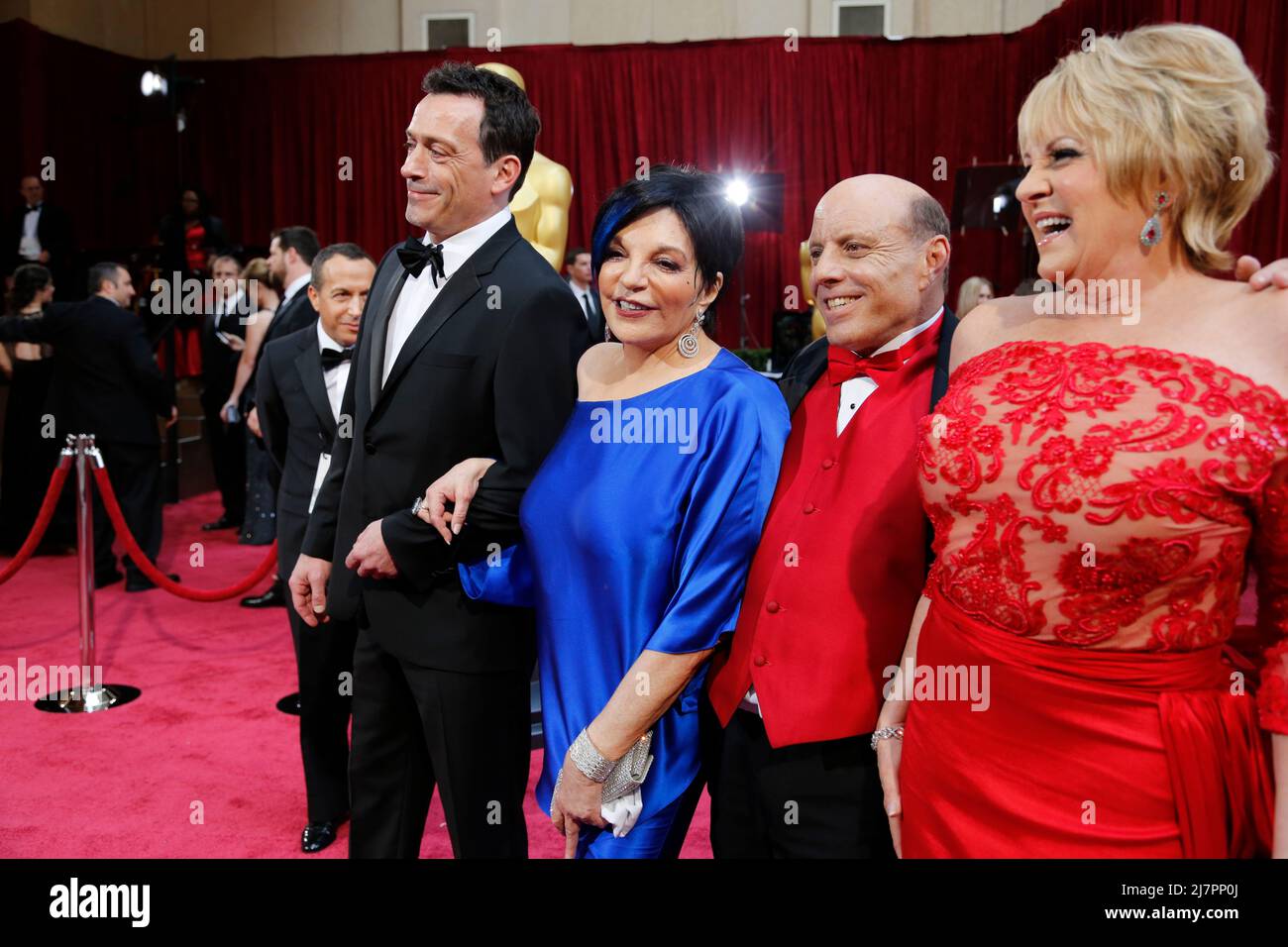 LOS ANGELES - MAR 2: Liza Minelli, Joey Luft, Lorna Luft at the 86th ...