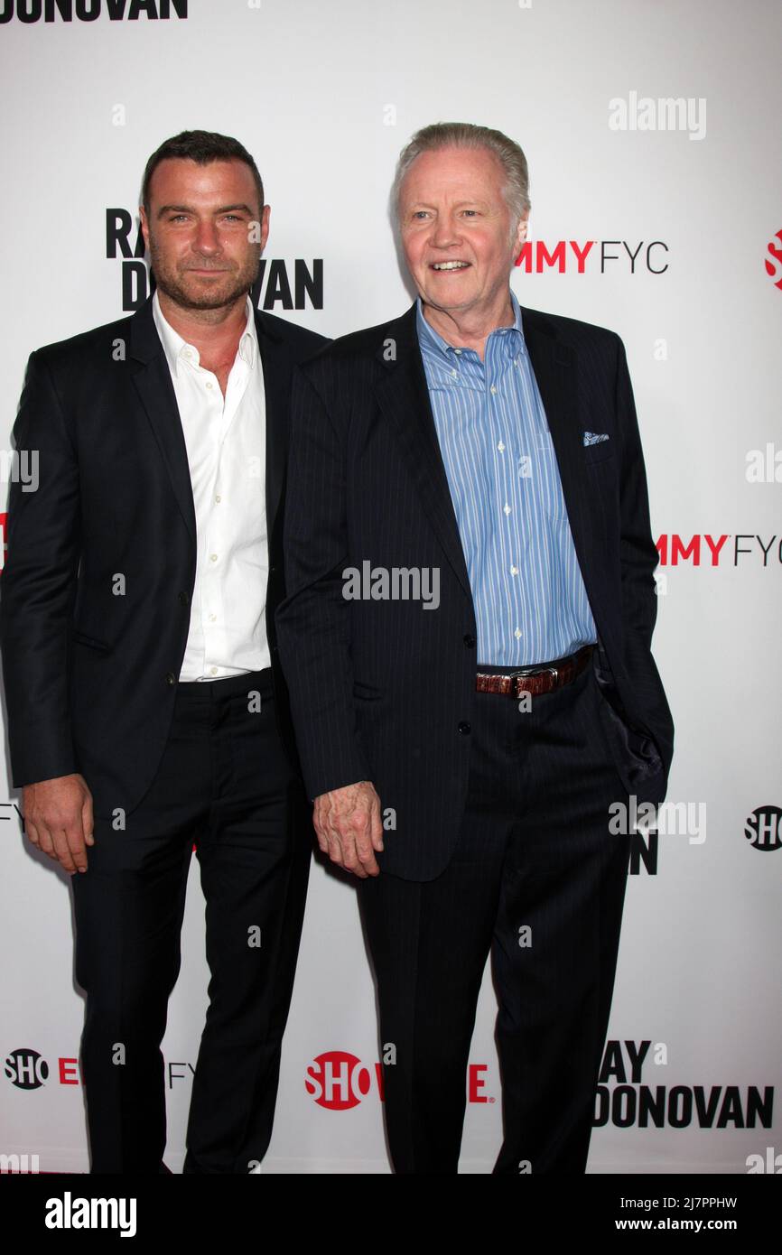 LOS ANGELES - APR 28: Liev Schreiber, Jon Voight at the "Ray Donovan ...