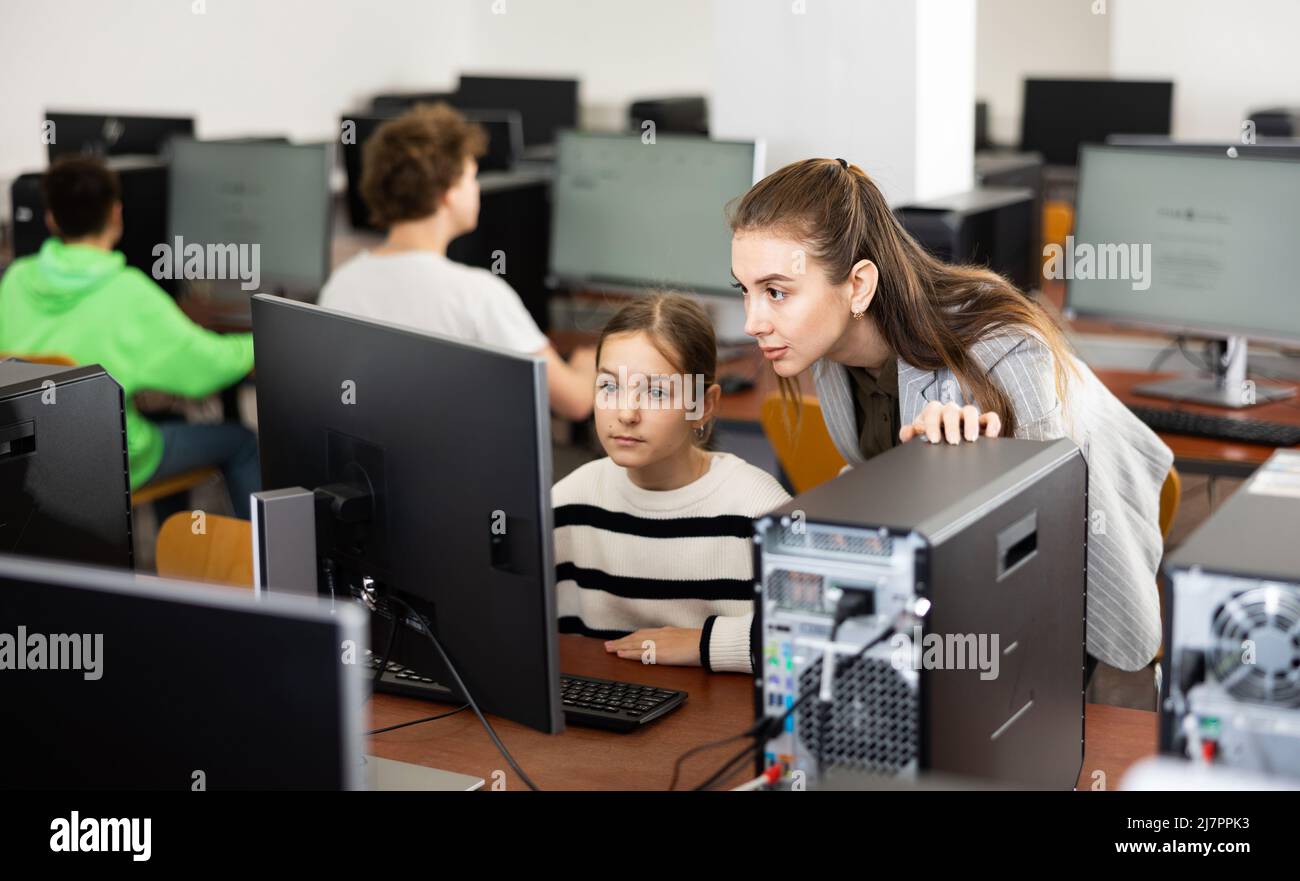 Female schoolteacher hi-res stock photography and images - Alamy
