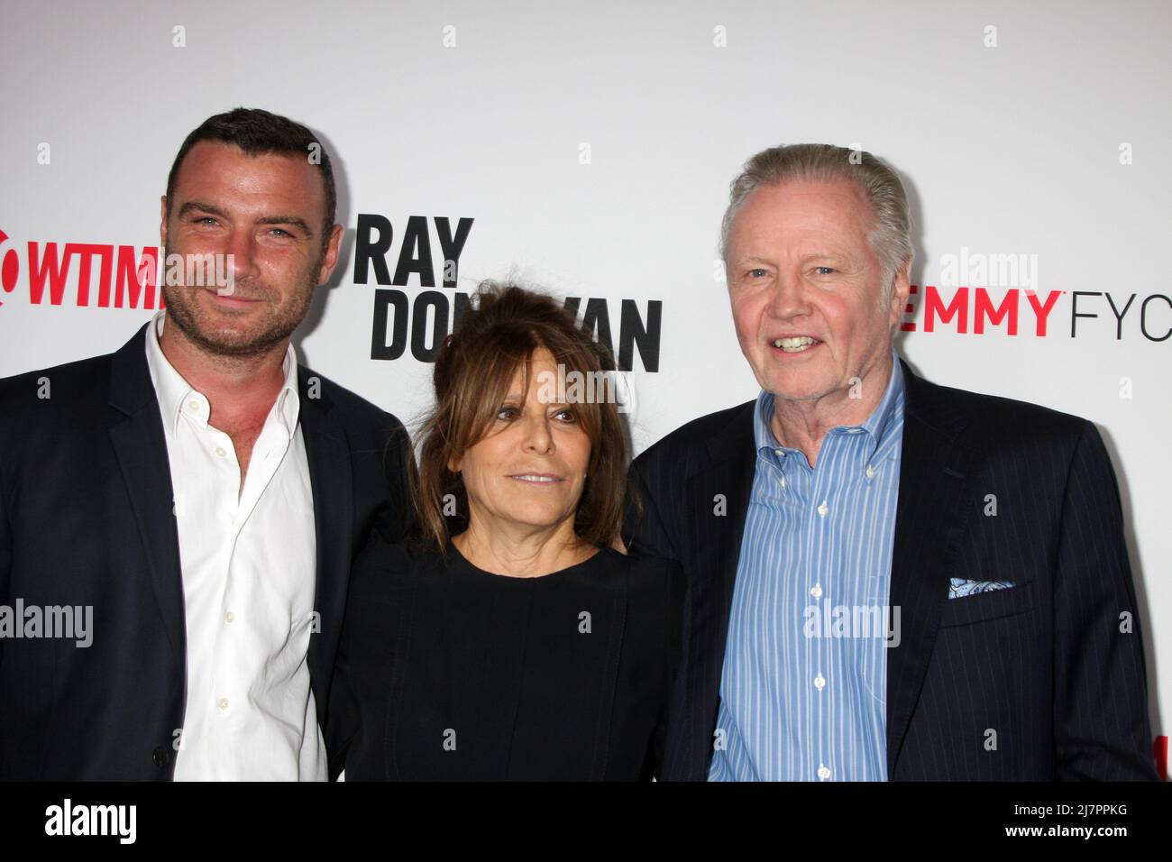 LOS ANGELES - APR 28: Liev Schreiber, Ann Biderman, Jon Voight at the ...