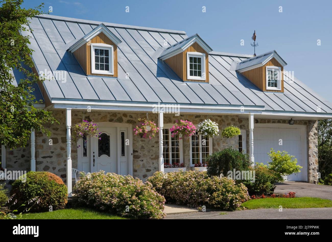 Cape Cod Style Home With Metal Roof