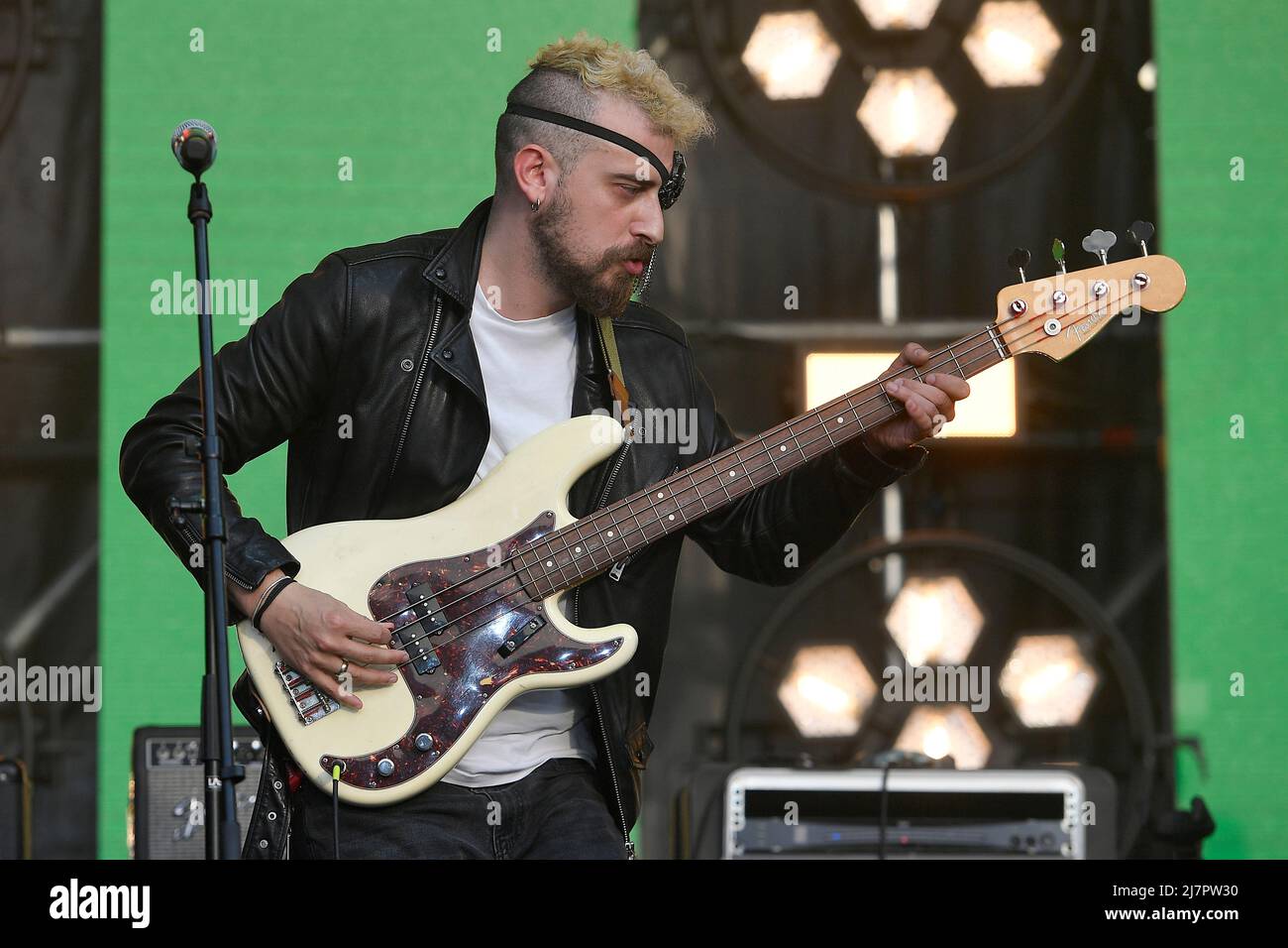 Turin, Italy. 10th May, 2022. Circus Mircus rock band represents ...