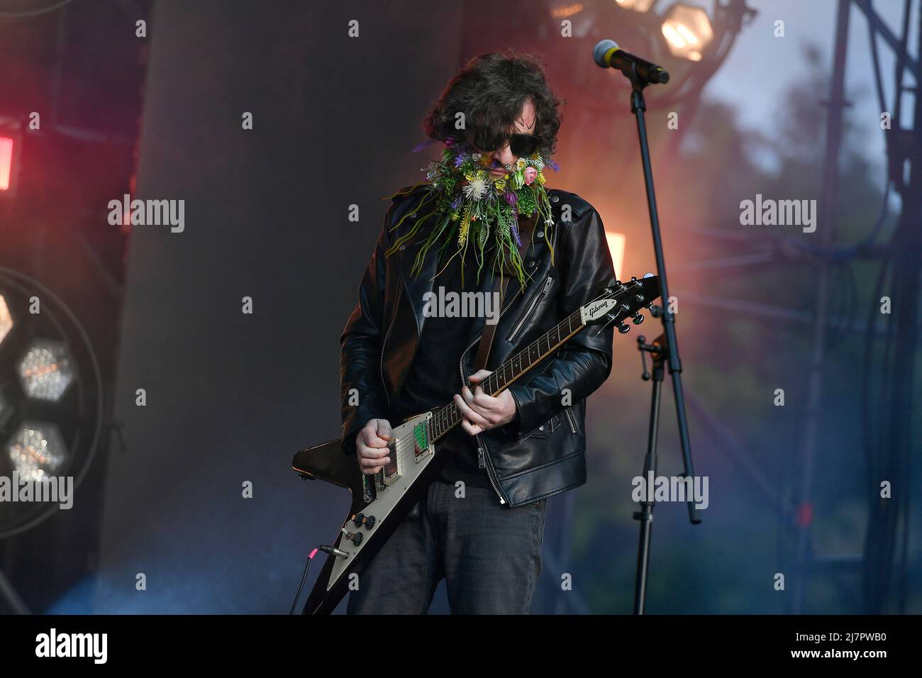 Turin, Italy. 10th May, 2022. Circus Mircus rock band represents ...