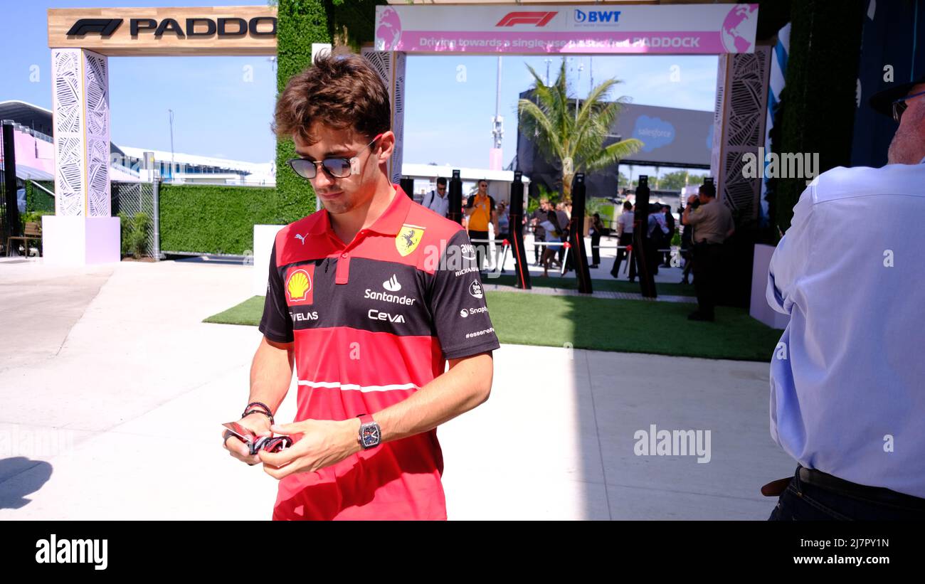 May 6th, 2022: Charles Leclerc, Team Ferrari driver #16 during the ...