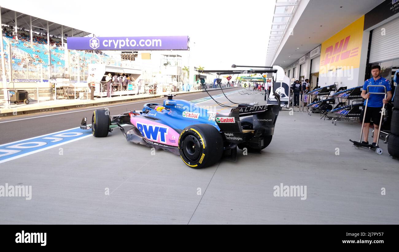 May 6th, 2022: Fernando Alonso, BWT Alpine F1 team driver #14 during ...
