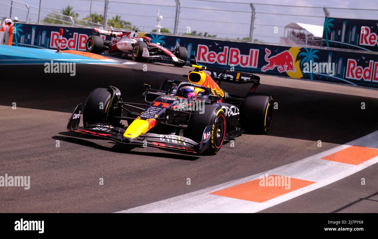 May 8th, 2022: Sergio Perez, Team Red Bull Racing driver #11 during the ...