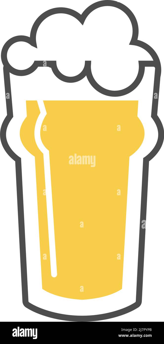 Beer icon logo design illustration template Stock Vector Image & Art ...