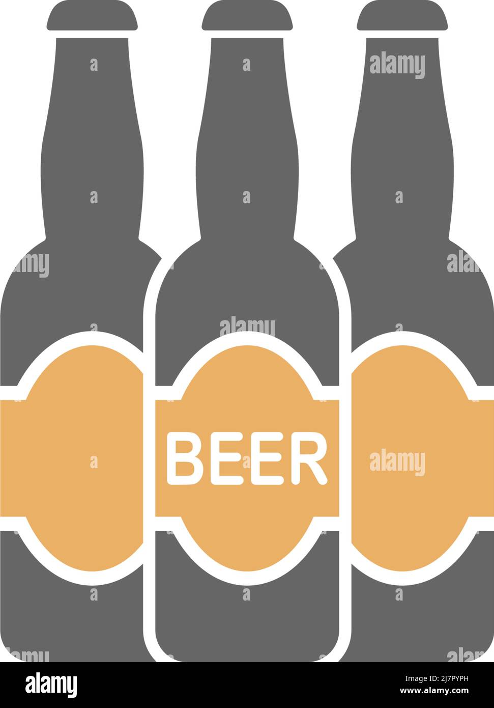 Beer icon logo design illustration template Stock Vector Image & Art ...