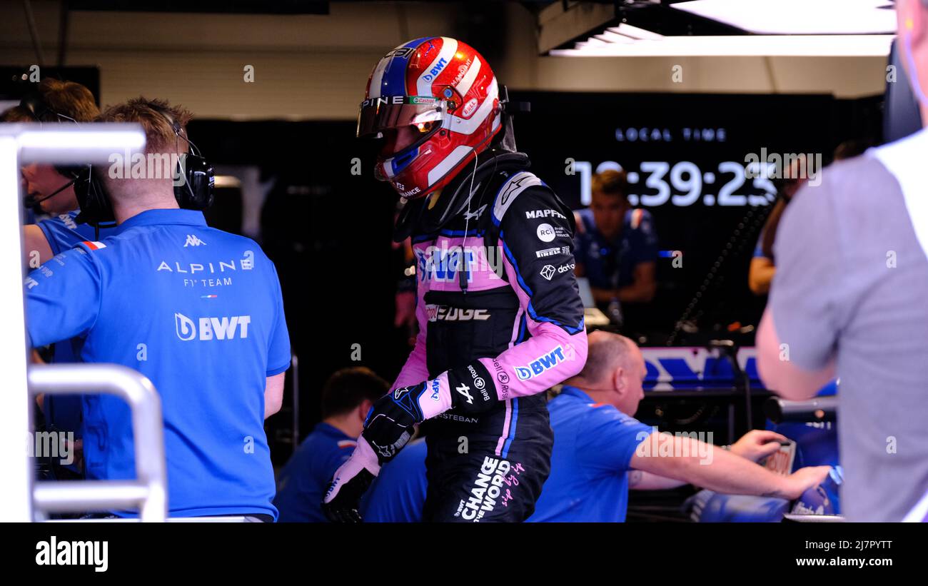 May 6th, 2022: Esteban Ocon, BWT Alpine F1 team driver #31 during the Formula 1 Crypto.com Miami ...
