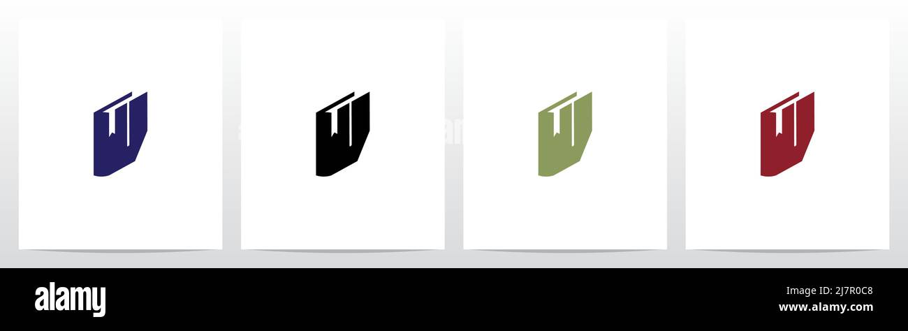 Book With Marker Letter Logo Design V Stock Vector Image & Art - Alamy