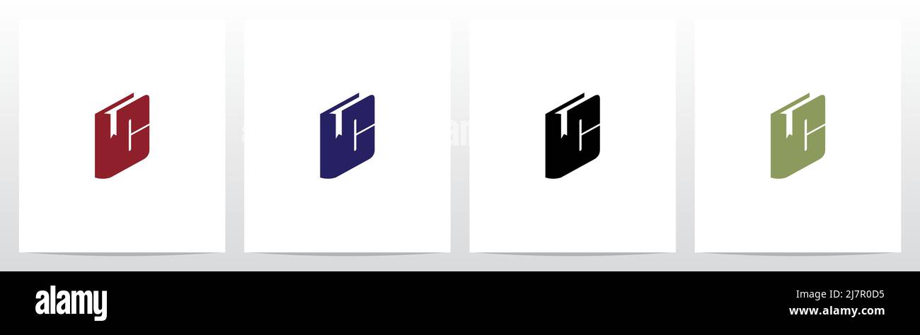 Book With Marker Letter Logo Design C Stock Vector Image & Art - Alamy