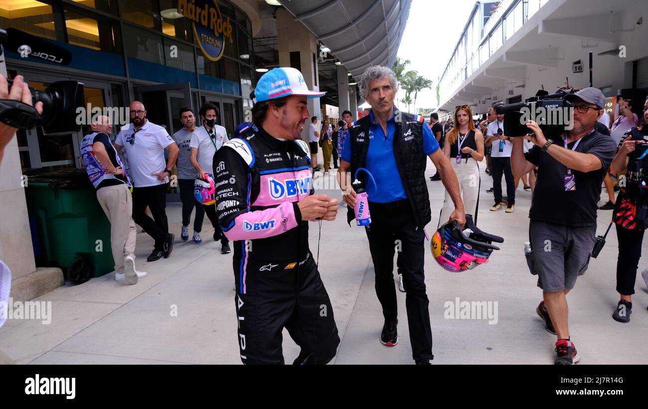 May 6th, 2022: Fernando Alonso, BWT Alpine F1 team driver #14 during ...