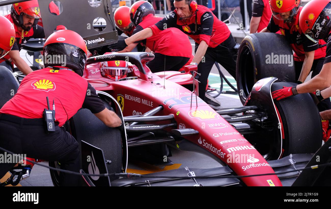 May 6th, 2022: Charles Leclerc, Team Ferrari driver #16 during the ...