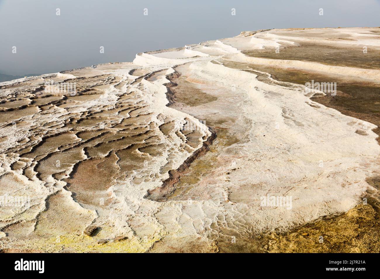 Travertine terraces at Pamukkale Stock Photo - Alamy