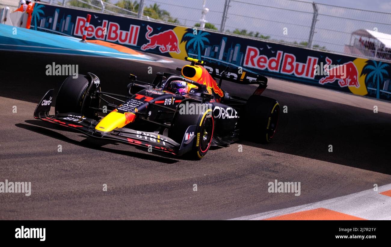May 8th, 2022: Sergio Perez, Team Red Bull Racing driver #11 during the ...