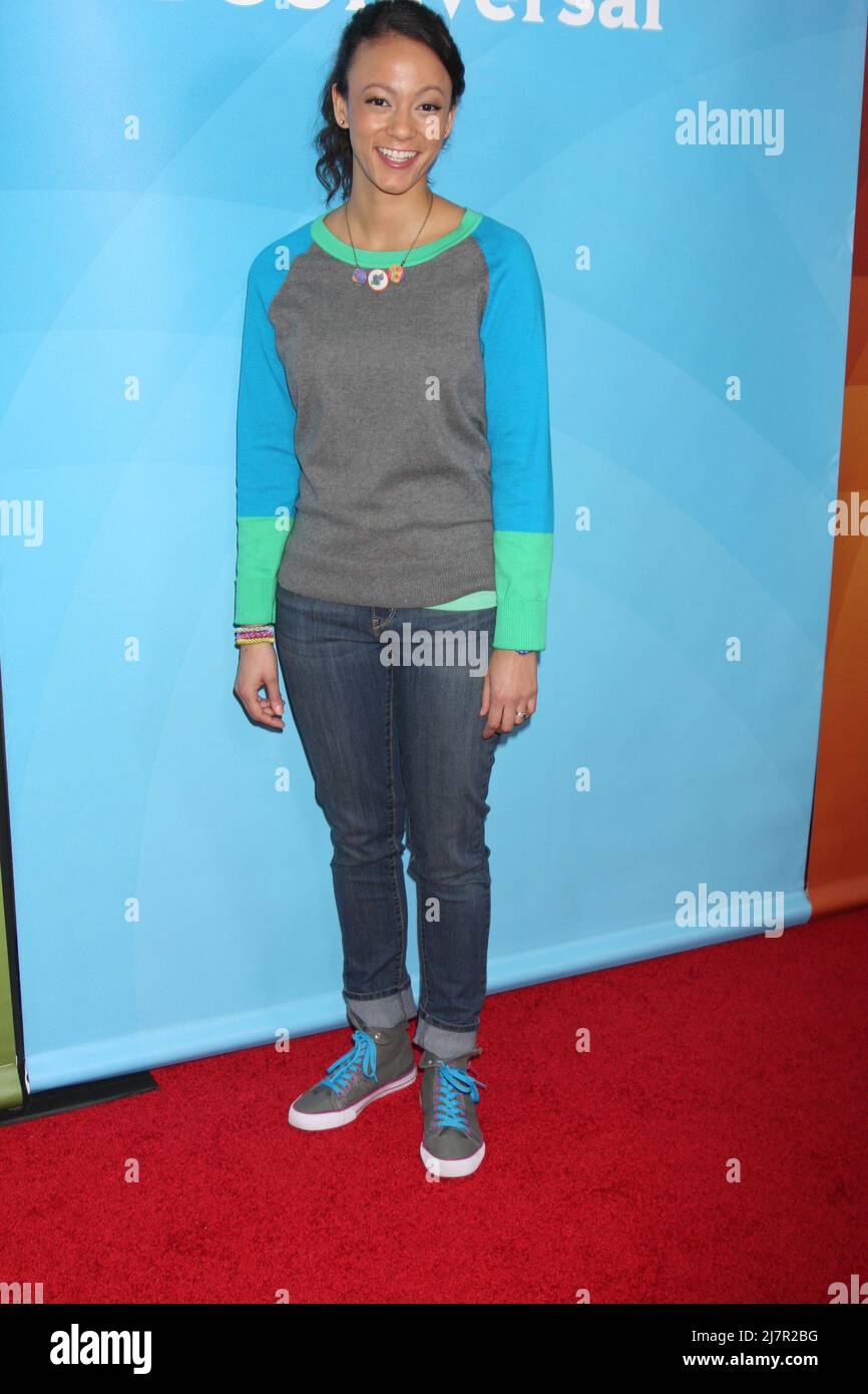 LOS ANGELES - JAN 19: Kaitlin Becker at the NBC TCA 2014 Winter Press ...