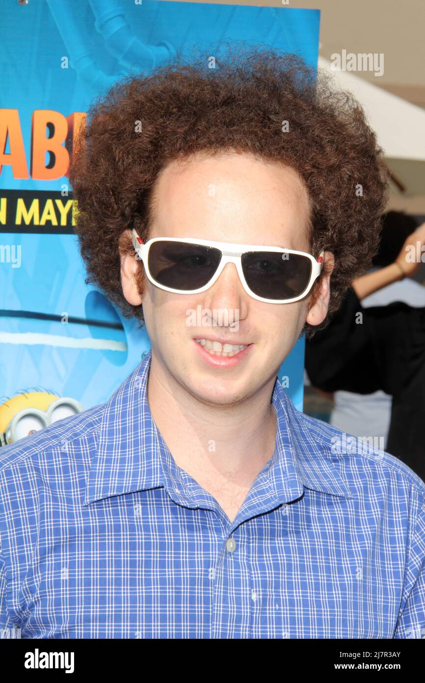 LOS ANGELES - APR 11: Josh Sussman at the Despicable Me Minion Mayhem ...