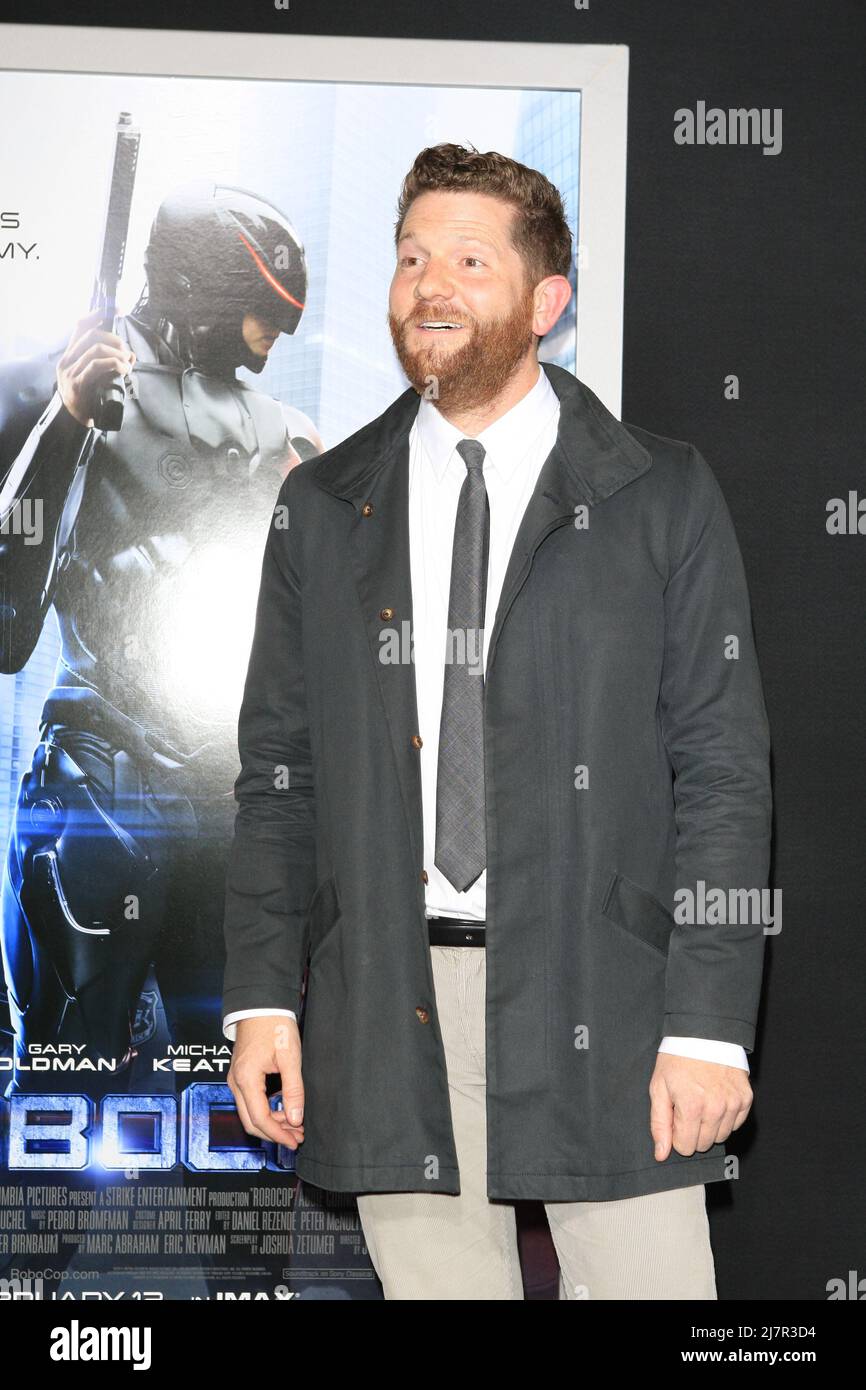 LOS ANGELES - FEB 10: Joshua Zetumer at the "Robocop" - Los Angeles ...