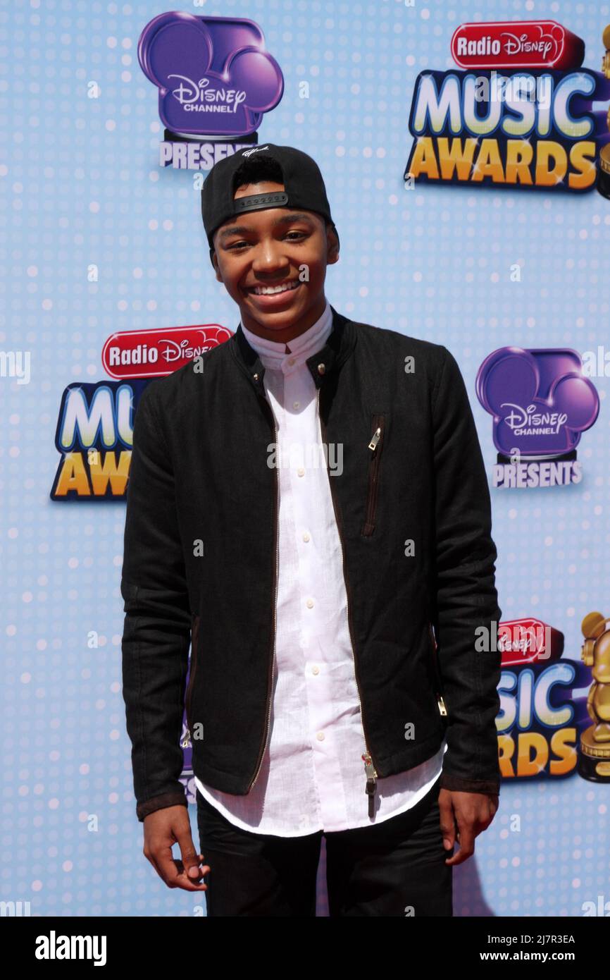 LOS ANGELES - APR 26: Josh Levi at the 2014 Radio Disney Music Awards ...