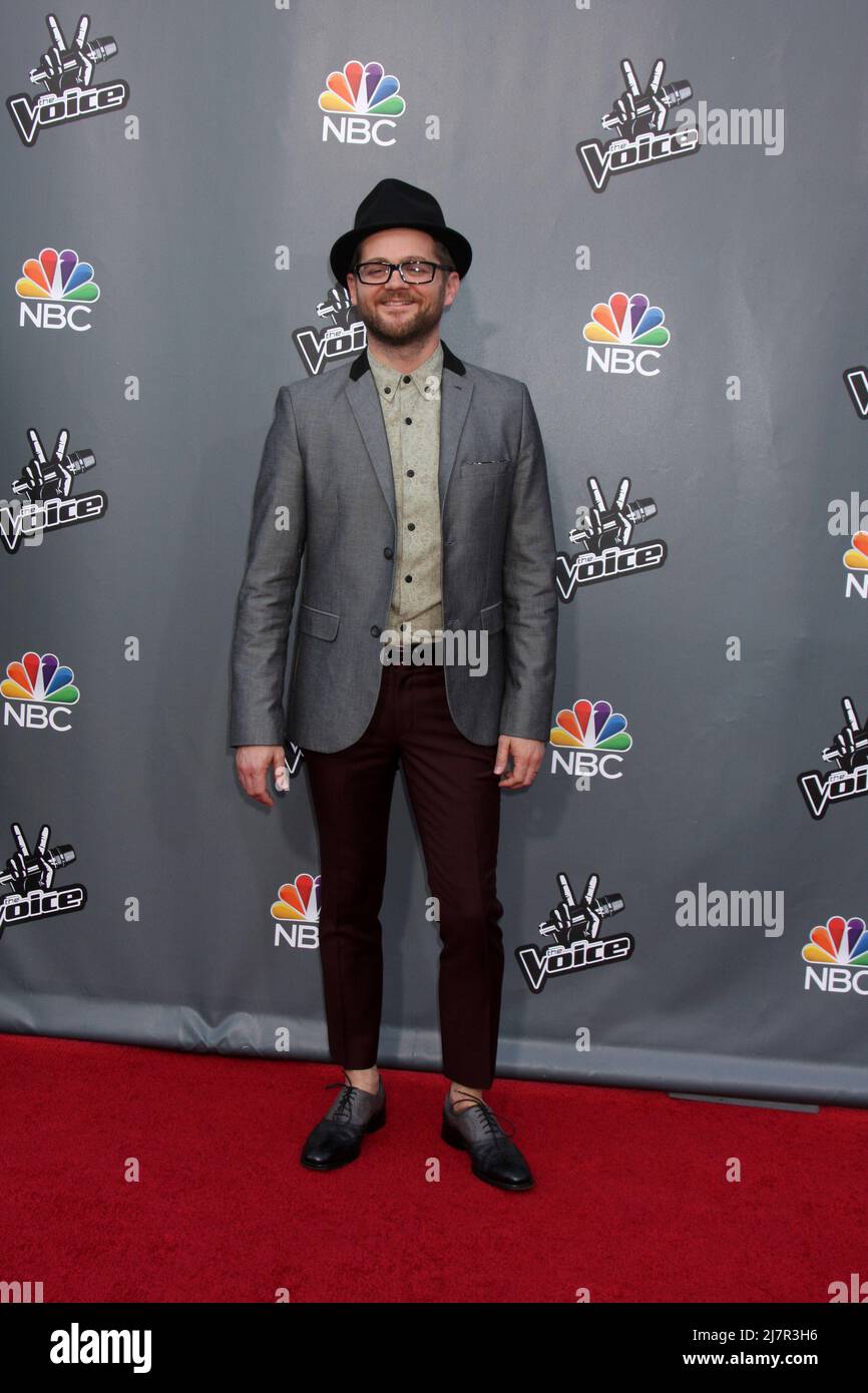 LOS ANGELES - APR 15: Josh Kaufman at the NBC's "The Voice" Season 6 ...
