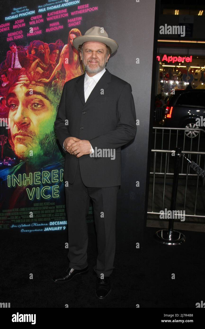 LOS ANGELES - DEC 10: John C. Reilly at the "Inherent Vice" Los Angeles ...