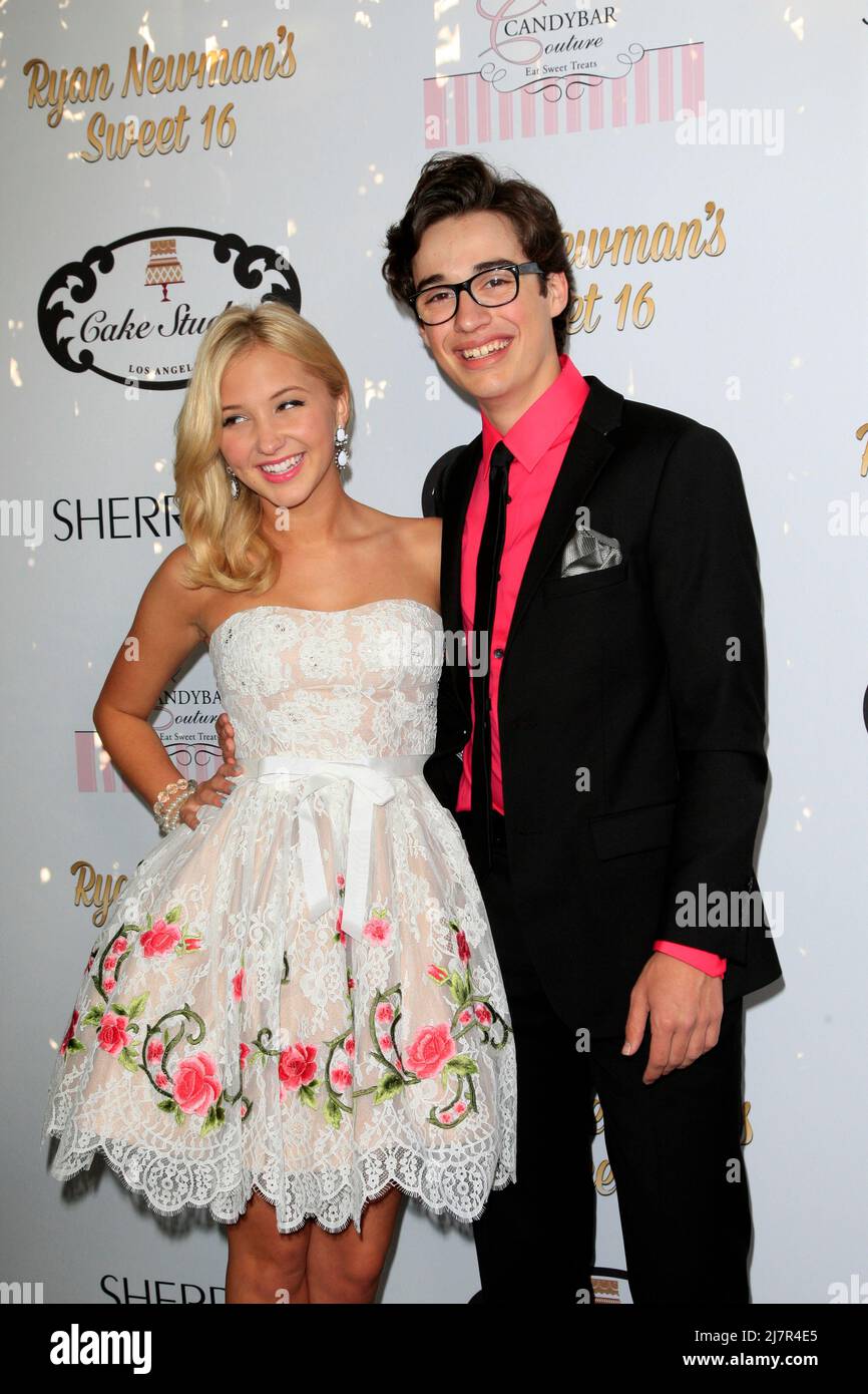 LOS ANGELES - APR 27: Joey Brogg, Audrey Whitby at the Ryan Newman's ...