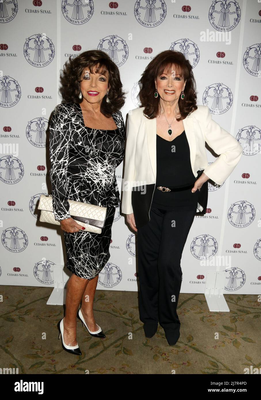 LOS ANGELES - APR 22: Joan Collins, Jackie Collins at the Women's Guild ...