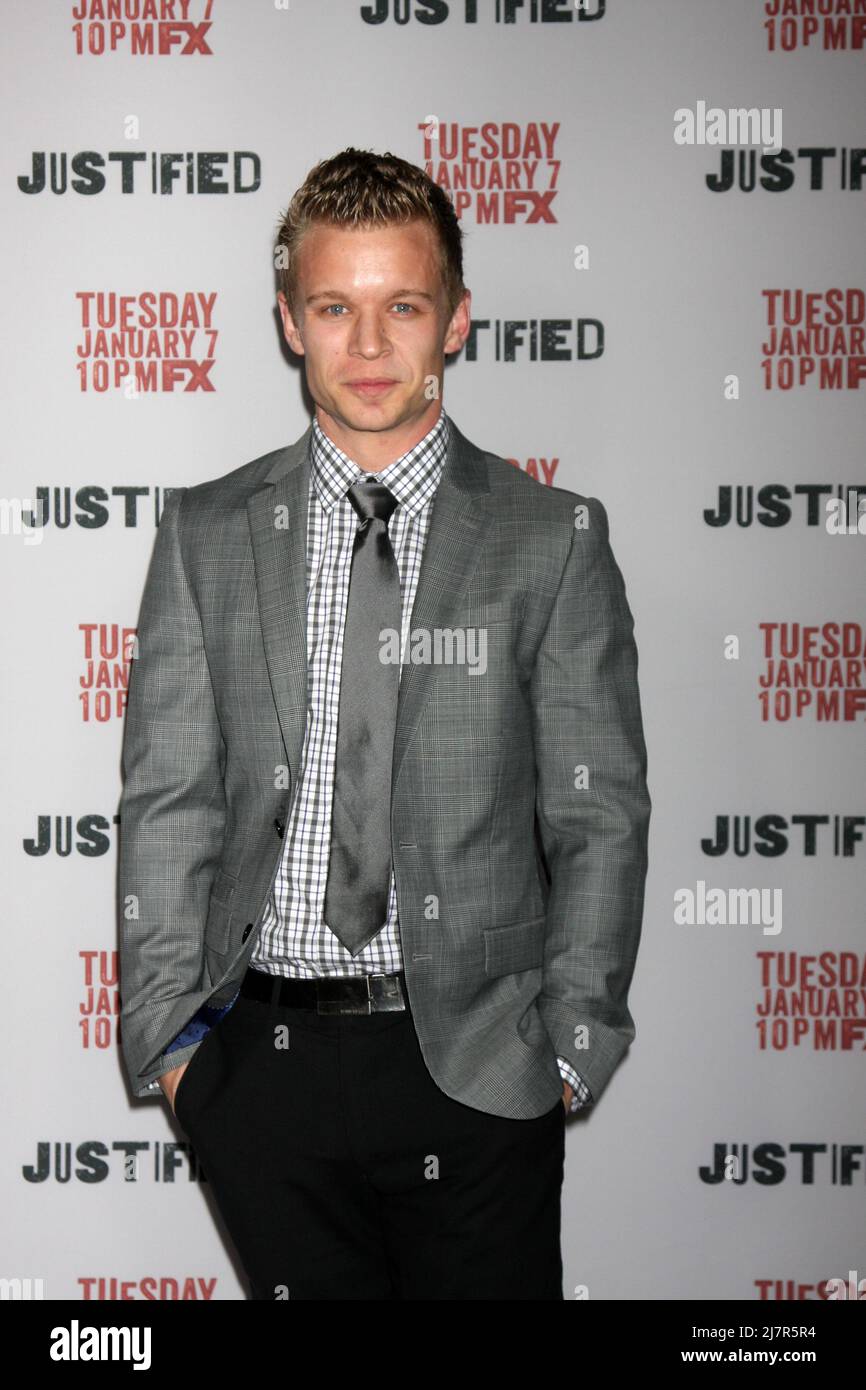 LOS ANGELES - JAN 6: Jesse Luken at the "Justified" Premiere Screening ...
