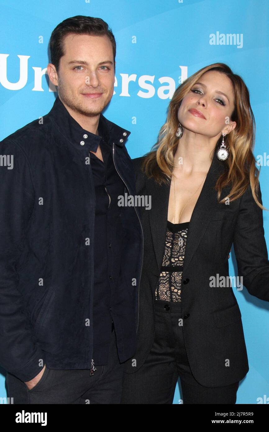 LOS ANGELES - JAN 19: Jesse Lee Soffer, Sophia Bush at the NBC TCA 2014 ...