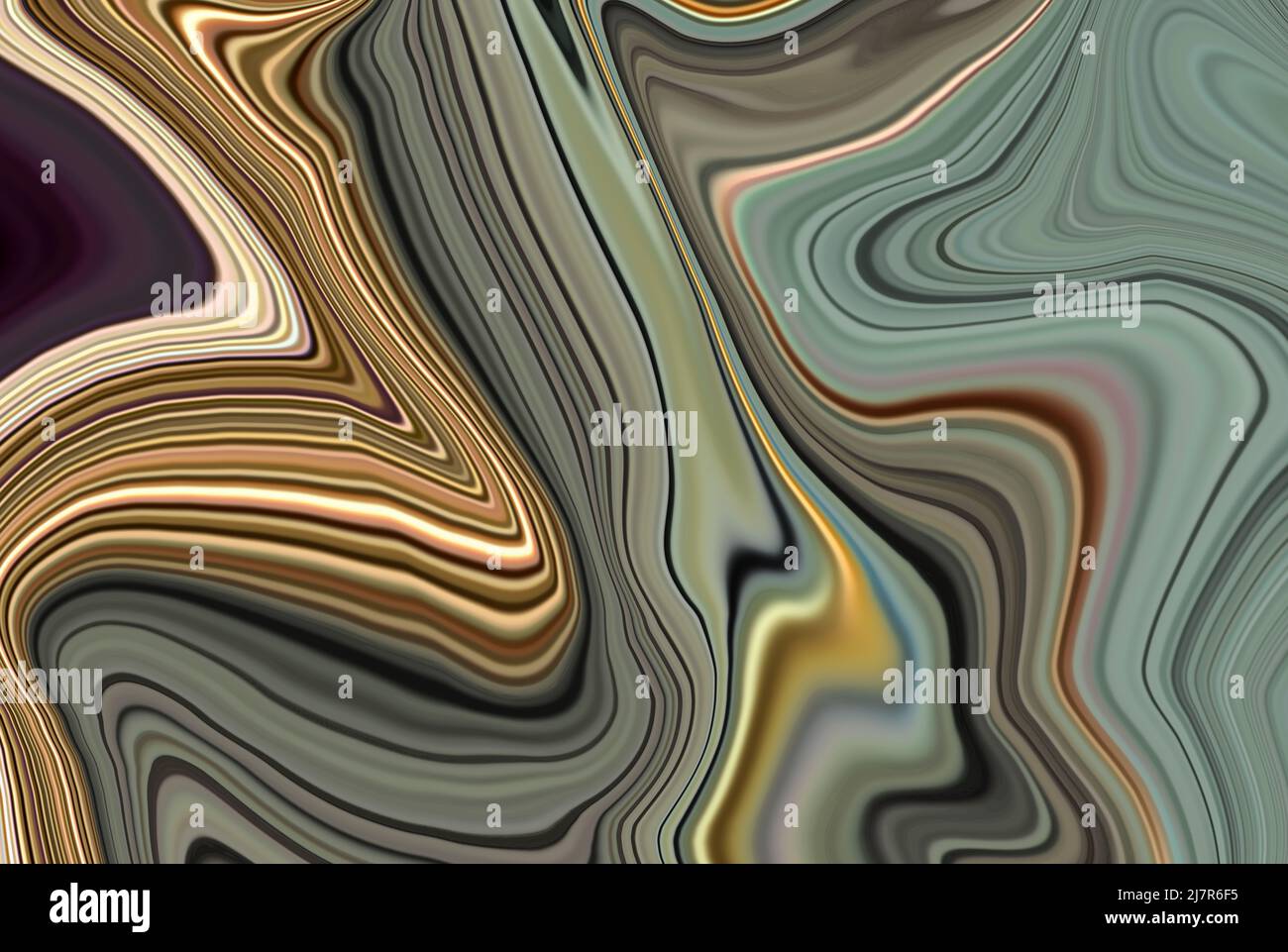 3d abstract colorful marble wallpaper. fractal resin geode functional ...