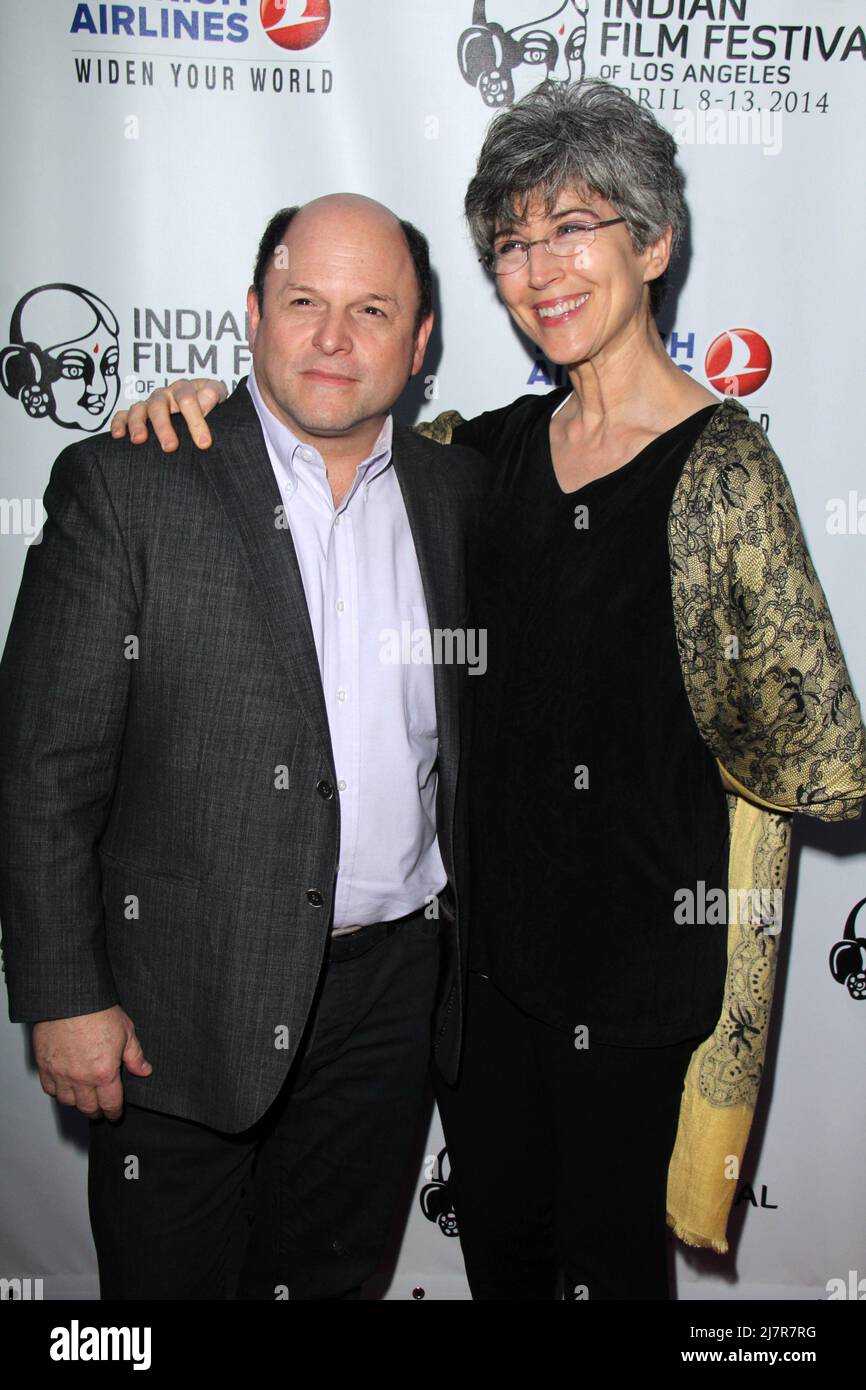 LOS ANGELES - APR 8: Jason Alexander, Daena E. Title at the Indian Film ...