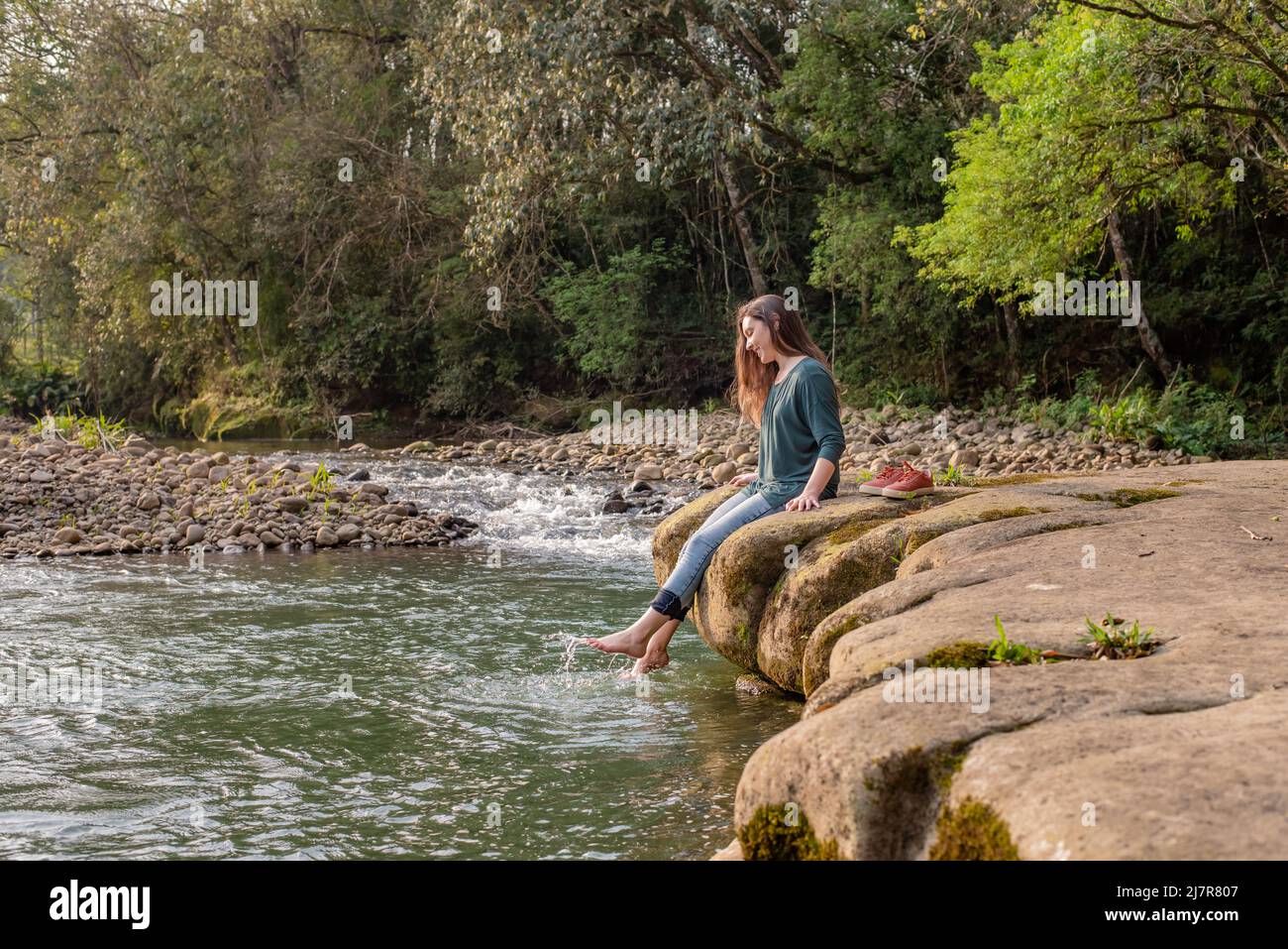 Woman feet beauty barefoot hi-res stock photography and images - Alamy