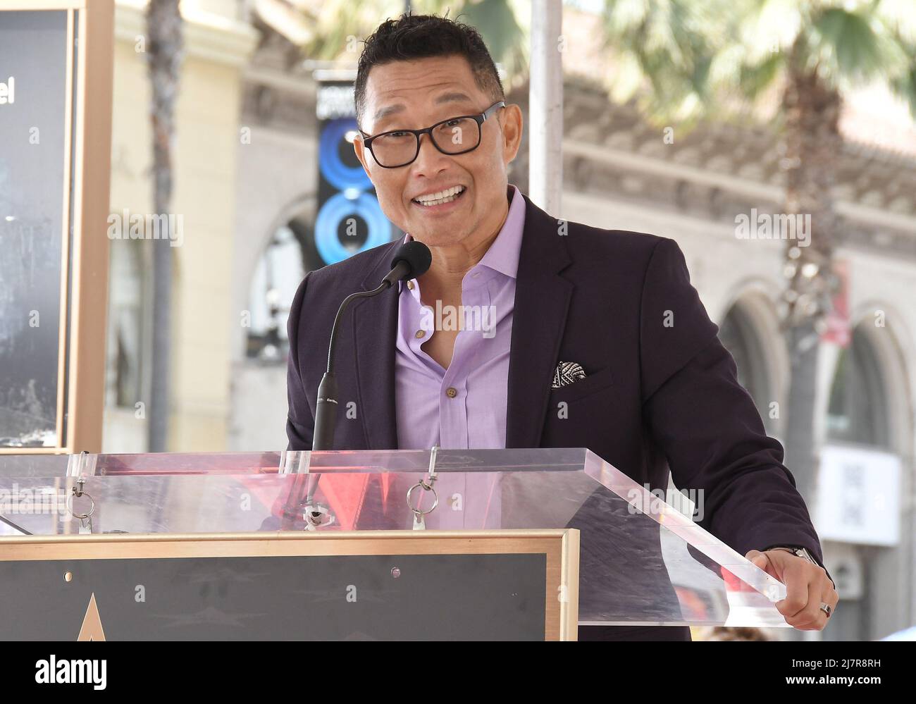 Los Angeles, USA. 10th May, 2022. Daniel Dae Kim speaking at the James ...