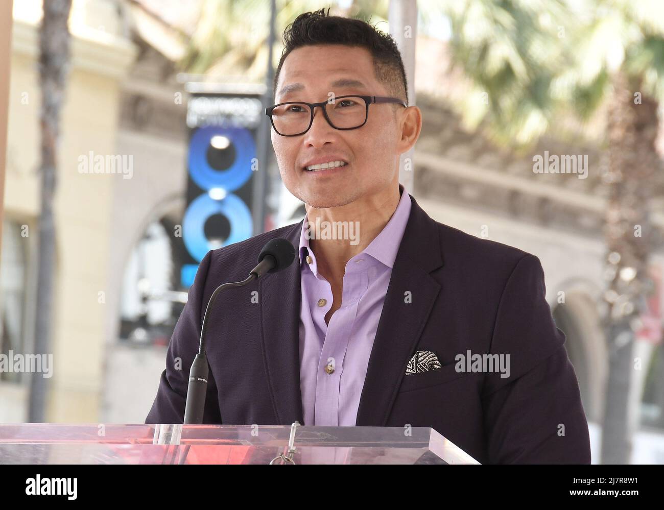 Los Angeles, USA. 10th May, 2022. Daniel Dae Kim speaking at the James ...