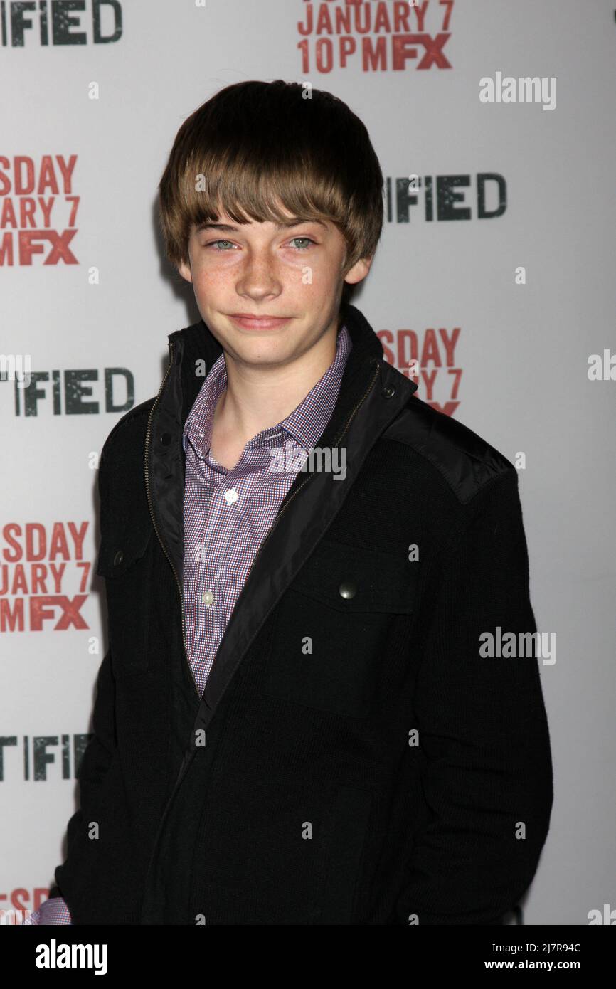 LOS ANGELES - JAN 6: Jacob Lofland at the "Justified" Premiere ...