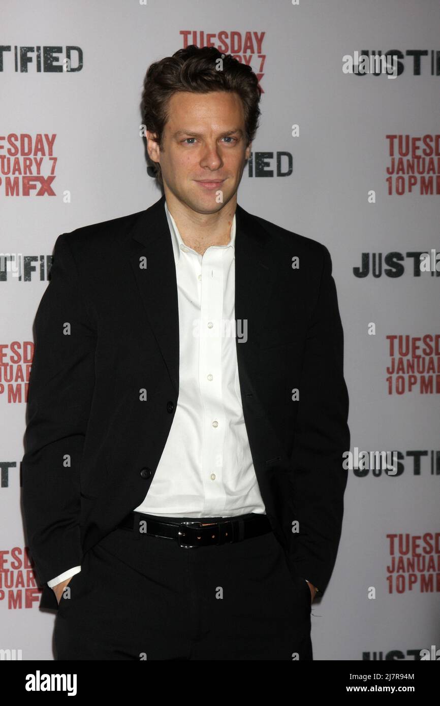 LOS ANGELES - JAN 6: Jacob Pitts at the "Justified" Premiere Screening ...