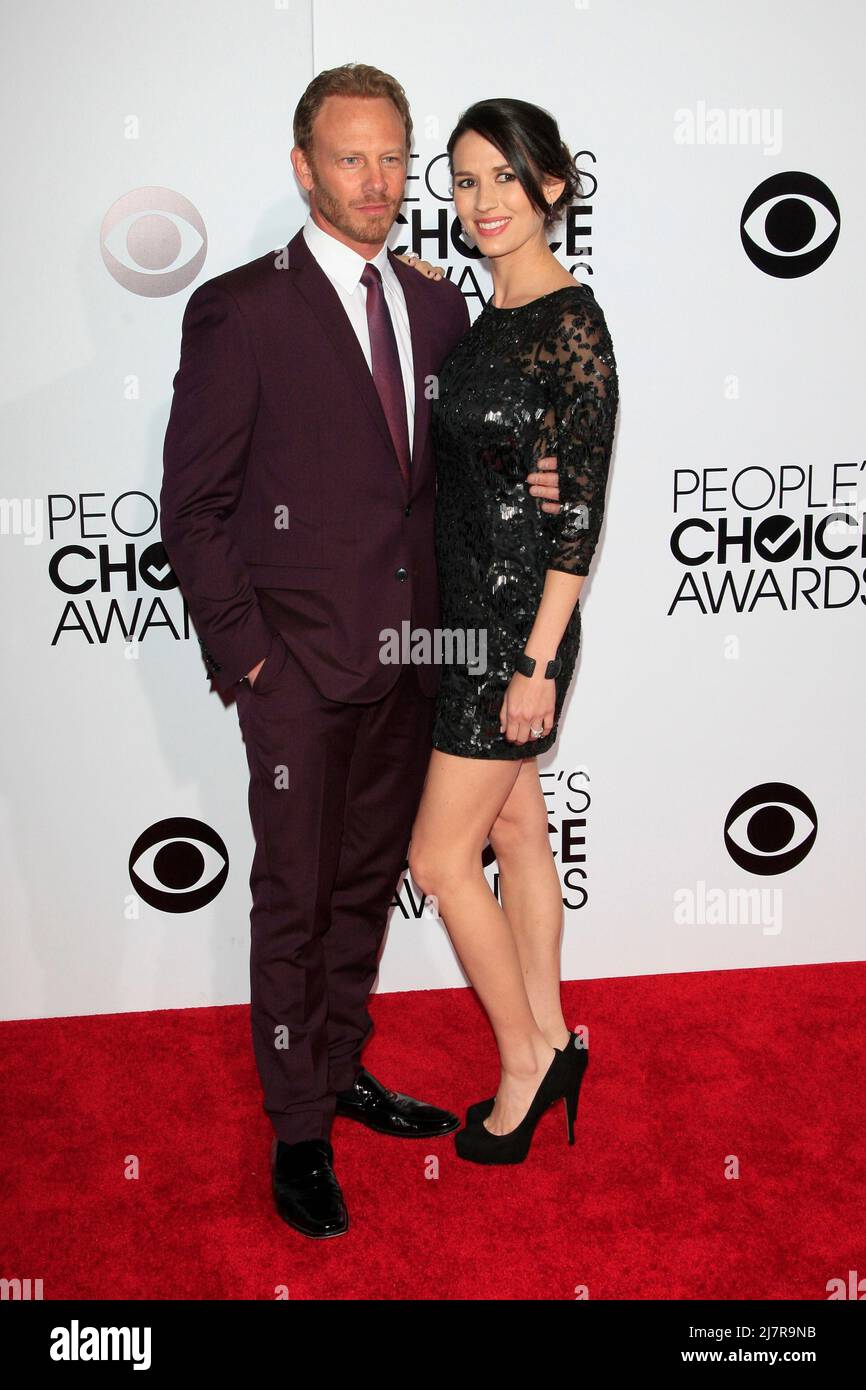 LOS ANGELES - JAN 8: Ian Ziering, Erin Kristine Ludwig at the People's ...