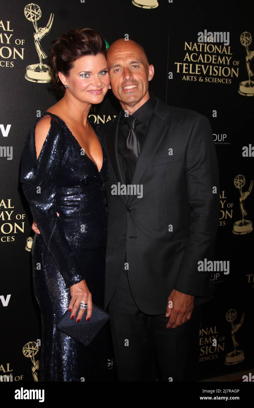 LOS ANGELES - JUN 22: Heather Tom, James Achor at the 2014 Daytime Emmy ...