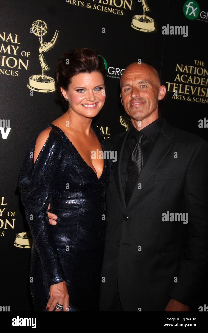 LOS ANGELES - JUN 22: Heather Tom, James Achor at the 2014 Daytime Emmy ...