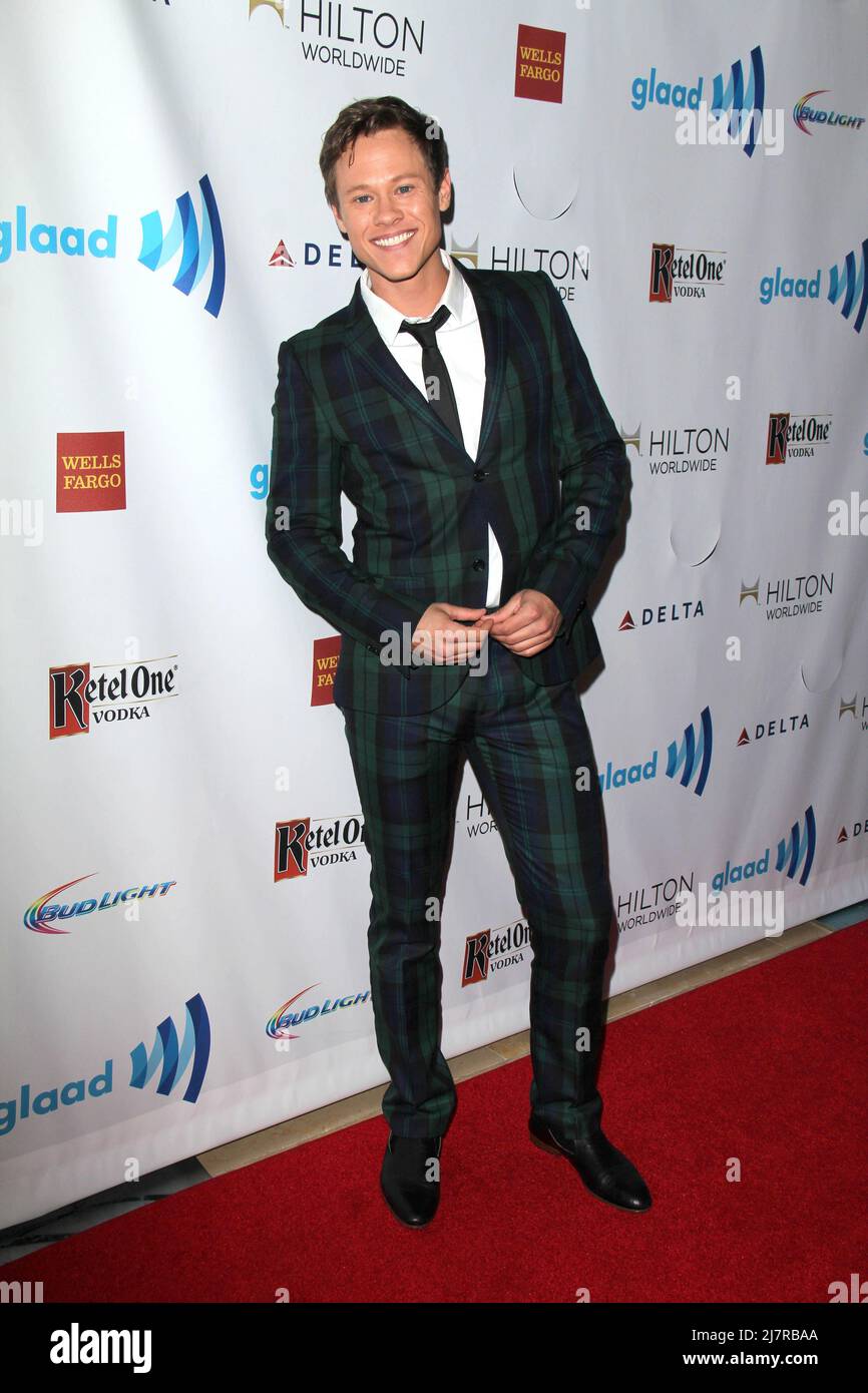 LOS ANGELES - APR 12: Guy Wilson at the GLAAD Media Awards at Beverly ...