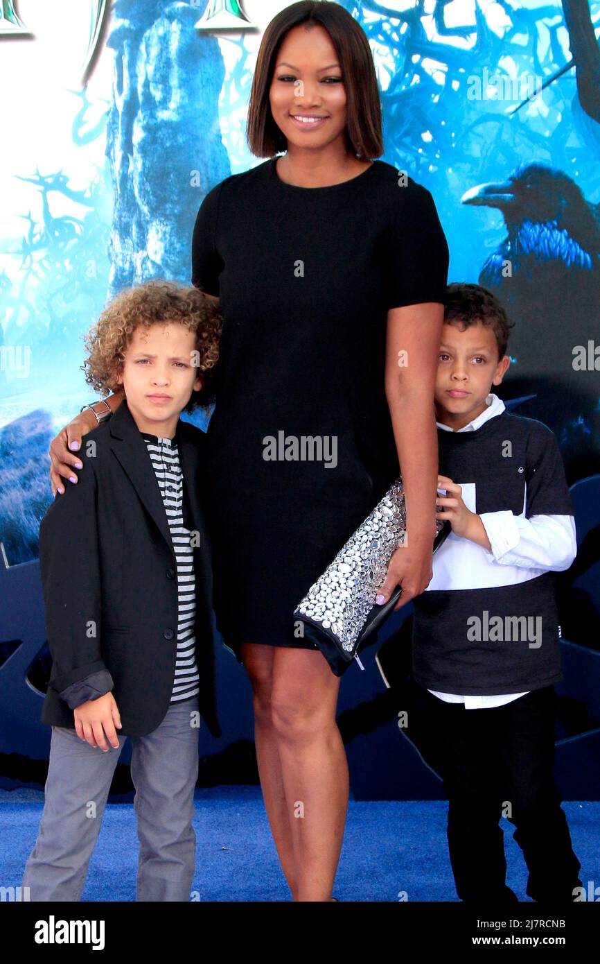 LOS ANGELES - MAY 28: Garcelle Beauvais, sons at the "Maleficent" World ...