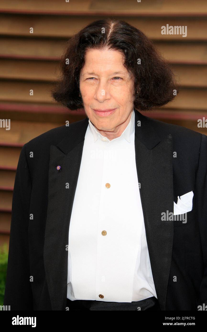LOS ANGELES - MAR 2: Fran Lebowitz at the 2014 Vanity Fair Oscar Party ...