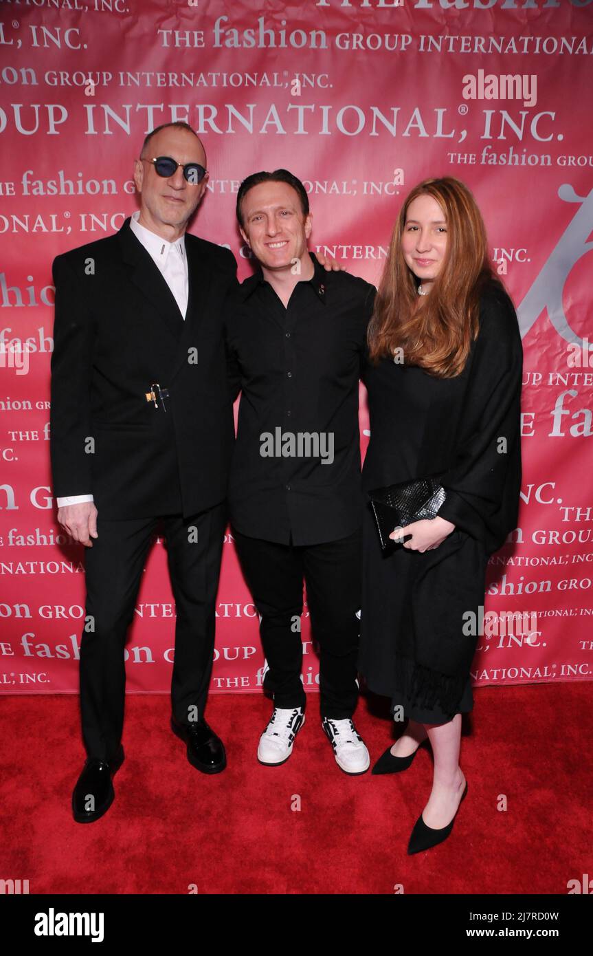 Gary Wassner, Cole Wassner and Erin Wassner attend the Fashion Group ...